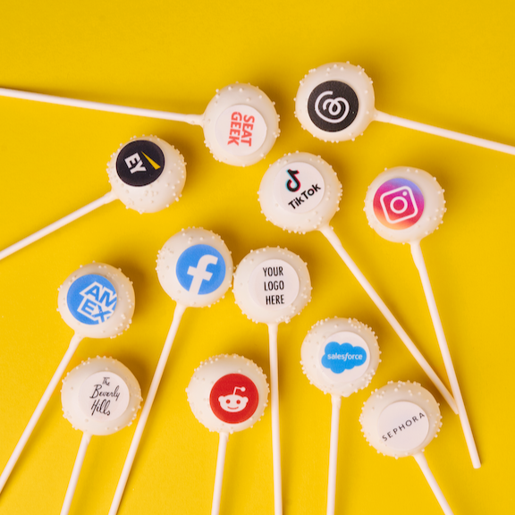 Corporate Logo Cake Pops | Order NYC-LA – NY CAKE POPS