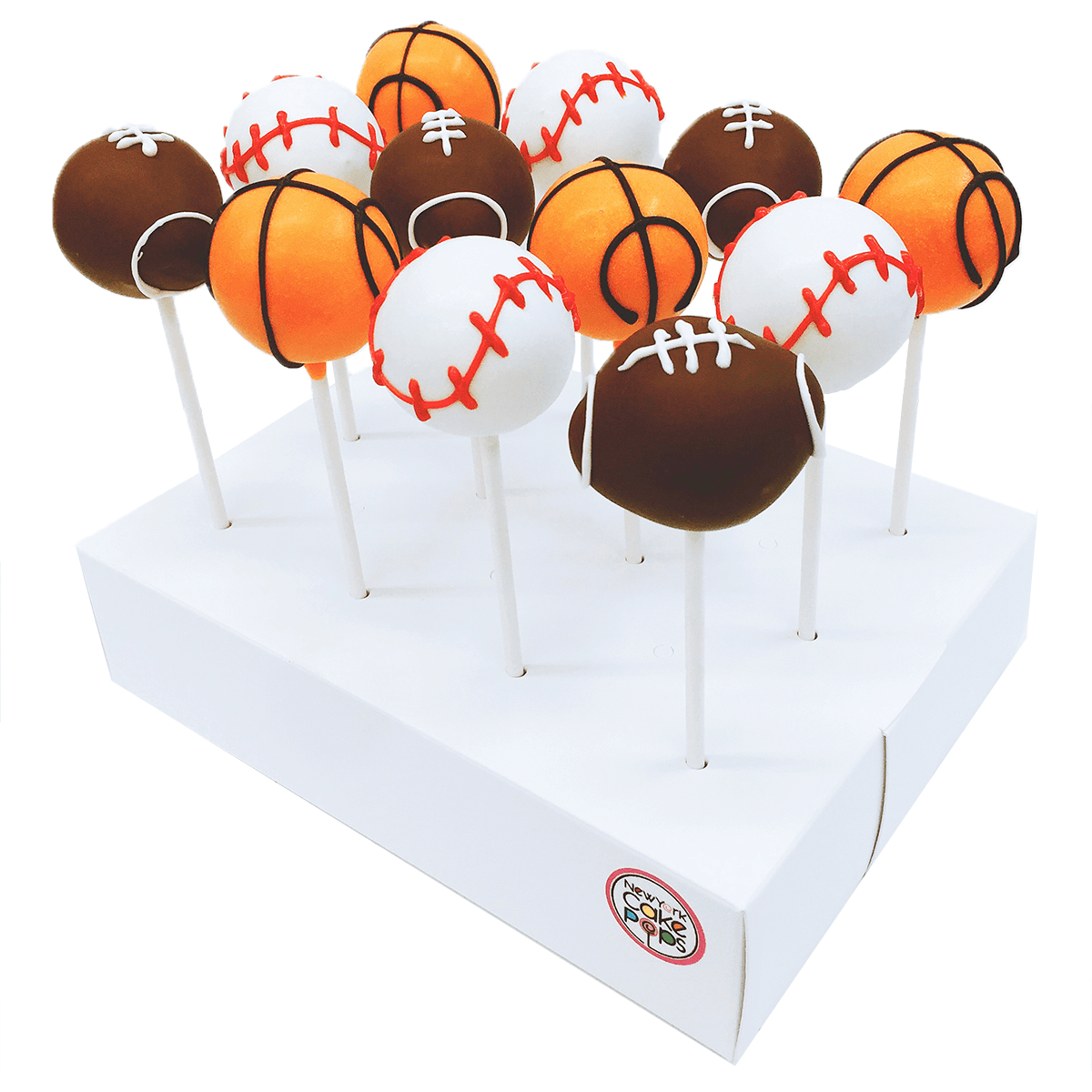 Sports Cake Pops | Order Online NYC-LA – NY CAKE POPS